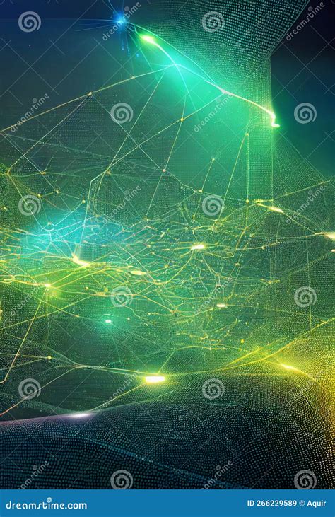 Abstract Technology Big Data Background Big Data Ai Generated
