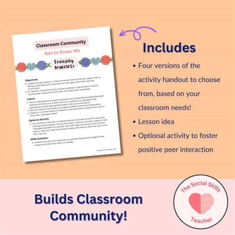 Back To School Friendship Bracelets Activity Build Classroom Community