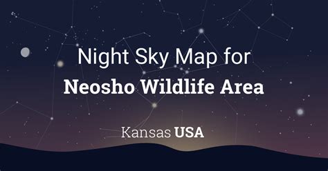 Night Sky Map And Planets Visible Tonight In Neosho Wildlife Area