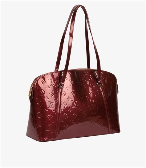 Louis Vuitton Amarante Vernis Leather Vintage Avalon Pm For Sale At 1stdibs