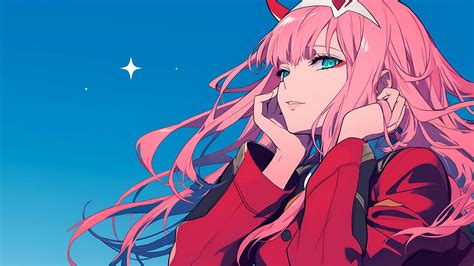 Darling In The Franxx Zero Two Desktop Wallpaper 4k Wallpaper