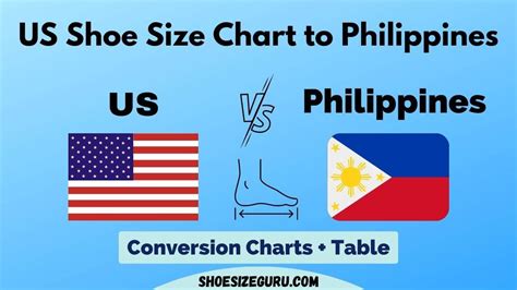 Shoe Size Chart Philippines To Us At Annie Burress Blog