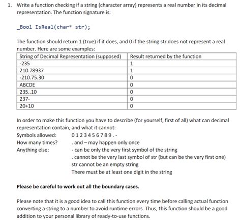 Solved 1 Write A Function Checking If A String Character