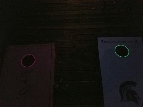 Cornholes Glow In The Dark Woodworking Projects Glow In The Dark