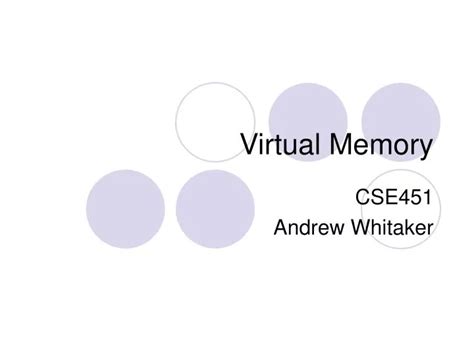 PPT Virtual Memory PowerPoint Presentation Free Download ID 4546117