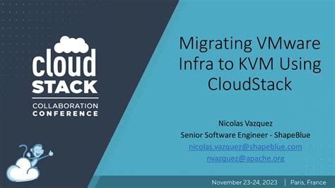 Cloudstack Collaboration Conference 2023 Event Roundup Apache Cloudstack
