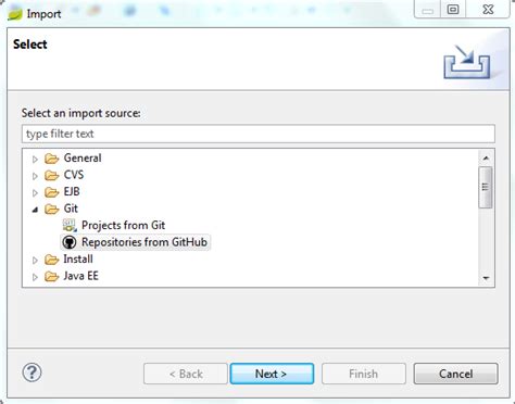 how to github projects in spring tool suite