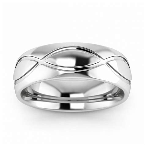 Infinity Wedding Ring Men