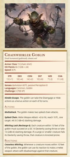 Oc Goblin Variants 5e Free Pdf Download Jynflt