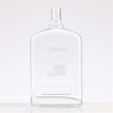 High Quality Whisky Glass Wine Bottle Rectangle Liquor Empty Champagne