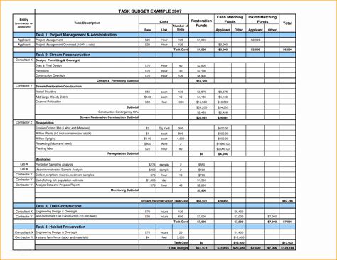 49 Free Project Costing Template Excel Heritagechristiancollege
