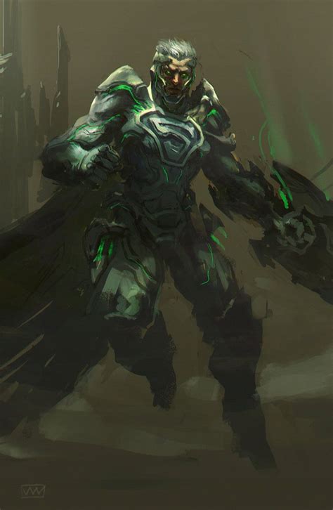 Superman Redesign 02 Kryptonian Concept Art Bizarro Redesign
