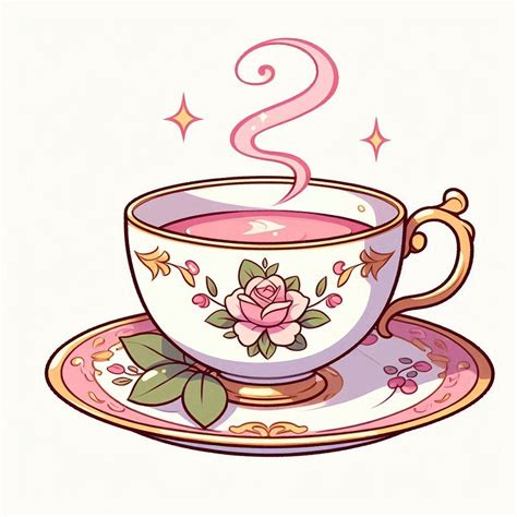 Tea Cute Drawing