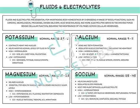 Medical Surgical Fluids And Electrolytes Artofit