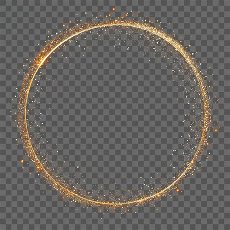 Png Circular Glitter Circle Golden Free Png Rawpixel