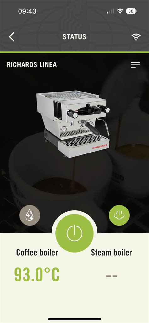Does Anyones Linea Mini Give Steam Boiler Temp After The Update R Espresso