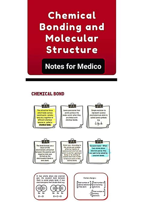 Solution Chemical Bonding And Molecular Structuresshort Notes Neet