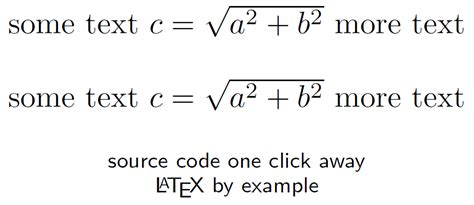 Latex Kurs Latex Inline Equation Latex Equation In Text
