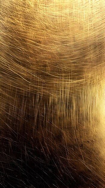 Smooth Brass Toned Metal Texture For Modern Interior Designs Premium Ai Generated Image
