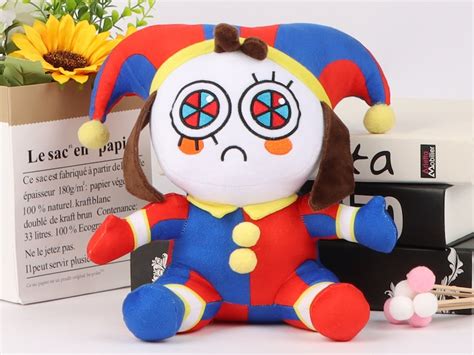 The Amazing Digital Circus Pomni Clown Jax Stuffed Bunny Etsy Uk