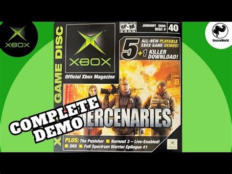 Original Xbox Demo January 2005 Disc 40 Full Gameplay Youtube
