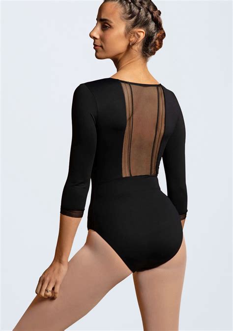 Intermezzo 34 Sleeve Ribbon Leotard Move Dance