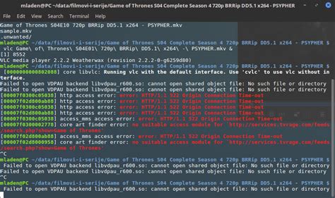 Bash How To Suppress VLC Output When Calling It From Shell Unix Linux Stack Exchange