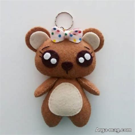 آموزش دوخت عروسک خرس نمدی با نمک و زیبا و تصاویر خرس های نمدی جذاب