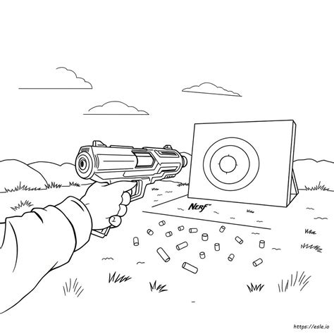 Kolorowanka Nerf Blaster