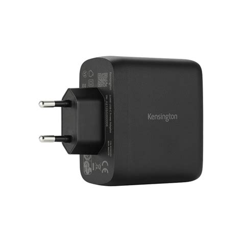 Kensington 100w Usb C Gan Charger For Usb C Power Passthrough Mobile