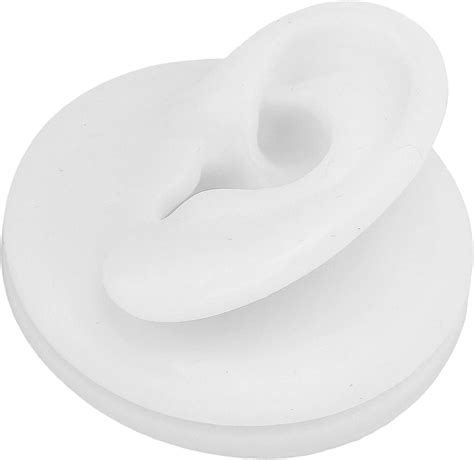 Silicone Ear Acupuncture Practice Model Reusable Left Ear Display