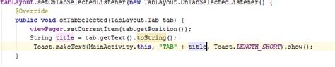 Material Design How To Get Title Of First Tab Of Android Tab Layout Stack Overflow