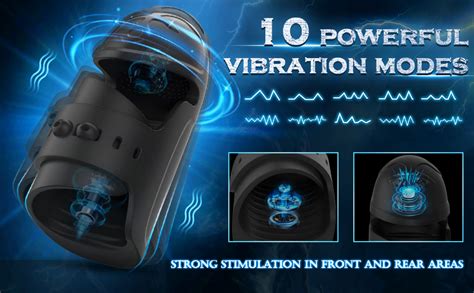360°full Wrapping Vibrating Male Masturbator Toy Double