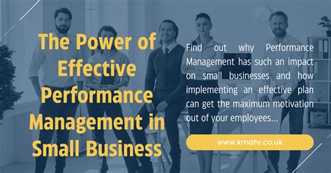 The Power Of Effective Performance Management In Small Business