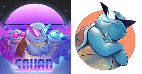 Pokémon 10 Amazing Works Of Squirtle Squad Fan Art You Have To See