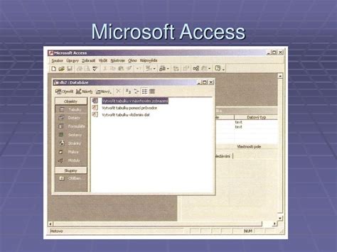 PPT - MICROSOFT ACCESS PowerPoint Presentation, free download - ID:3588638