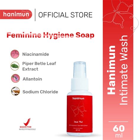 Jual Hanimun Hygiene Intimate Wash Perawatan Miss V Keputihan Sabun