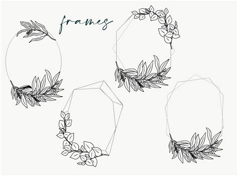 Eucalyptus Svg Botanical Svg Eucalyptus Clipart Line Art Svg