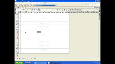 java jasper reports e ireports vídeo aula 05 estrutura do relatório