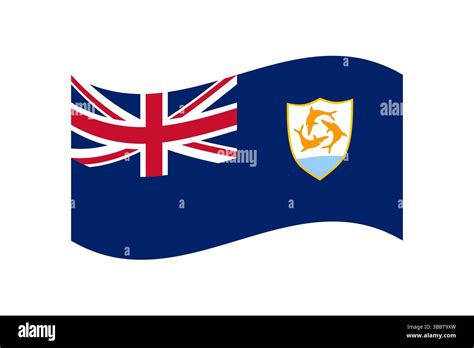 Flag Of Anguilla Anguilla Flag Official Colors And Proportion Digital