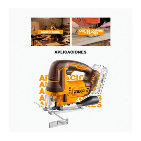 Sierra Caladora Brushless 20v Ingco 5 Hojas De Sierra Importaciones
