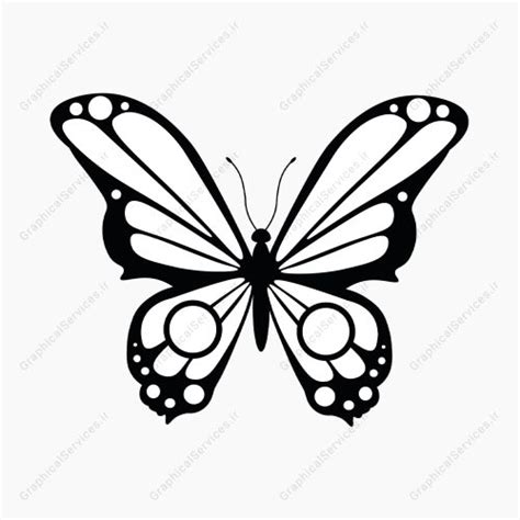 طرح تاتوی پروانه خدمات گرافیکی