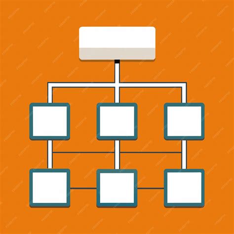 Premium Vector Orgnization Chart Vector Art