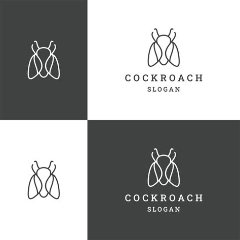 Cockroach Logo Icon Flat Design Template 13645640 Vector Art At Vecteezy