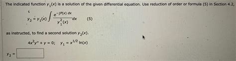 [answered] the indicated function y x is a solution of the given kunduz