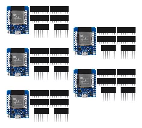 5 piezas d1 mini esp32 esp wroom 32 wlan wifi bluetooth iot meses sin