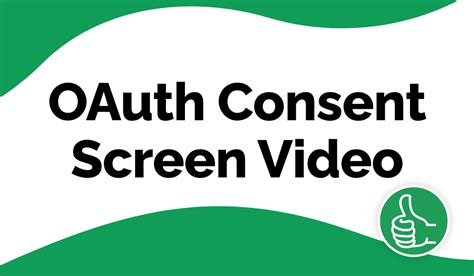 OAuth Consent Screen Video Better Sheets