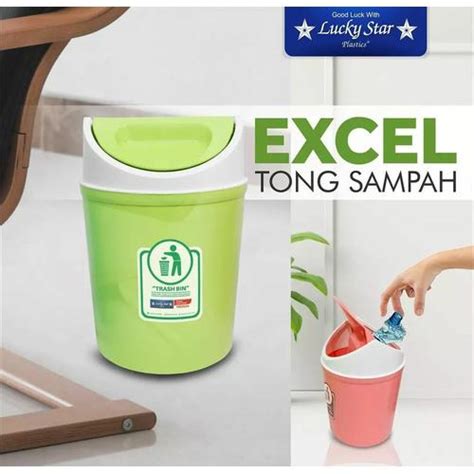 Promo Tong Sampah Excel L Deluxetong Sampah Mini Tempat Sampah Plastik Kab Gresik