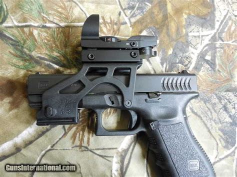 Glock Optic Mounts For Glocks With Rails All Glocks Gen 3 And Gen 4s Easy Mounting N I B