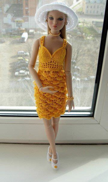 Идеи для вязания Vk Одежда для барби Кукольное платье Связаные крючком платья